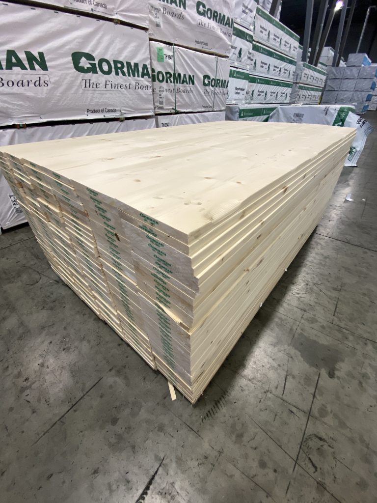 SPF Gorman Elite 1″ Boards – T&H Forest Industries, Ltd.